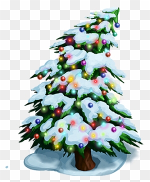 Christmas Clip Art - Christmas Tree With Snow Clipart - Full Size PNG ...