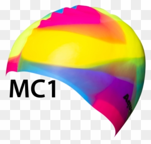Multi Coloured Swimming Cap - Free Transparent PNG Clipart Images Download