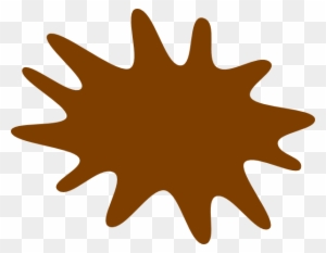Brown Paint Splat Clip Art At Clker - Humbrol 12ml Acrylic Paint No. 52 ...