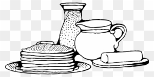 Breakfast Clip Art Black And White, Transparent PNG Clipart Images Free ...