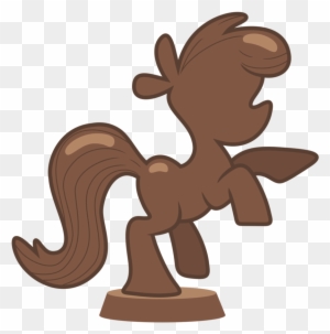 Chocolate Pony Statue By Pikamander2 - Mlp Pictures Of Foods - Free ...