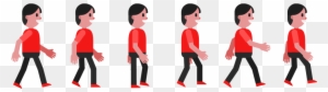 Walk Cycle Walking Animation Euclidean Vector - Realistic Animated Walk ...