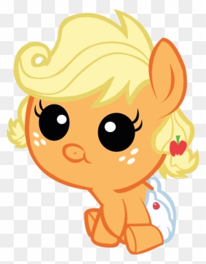Baby - My Little Pony Applejack Baby - Free Transparent PNG Clipart ...