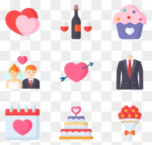 Wedding 50 Icons - Wedding - Free Transparent PNG Clipart Images Download