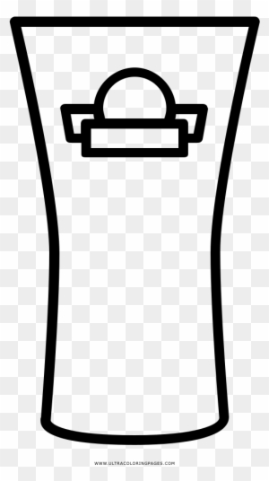 Empty Glass Coloring Page Vaso Para Colorear Free
