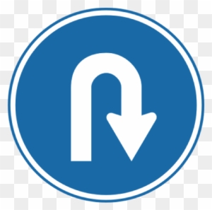 U Turn Sign Png Background Image - U Turn Sign Png - Free Transparent ...