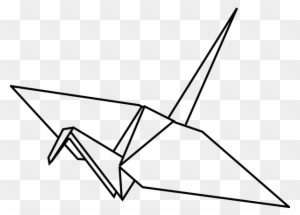 Origami Clipart Drawing - Paper Crane No Background - Free Transparent ...