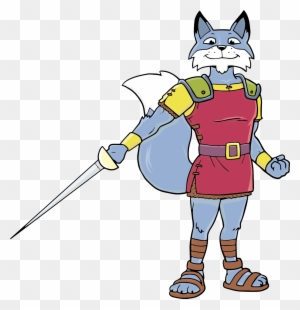 A Very Strong Fox By N1nt3nd053 - Cartoon - Free Transparent PNG ...