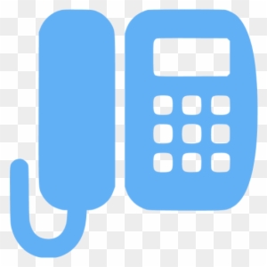 Tropical Blue Office Phone Icon - Office Phone Icon Png - Free ...