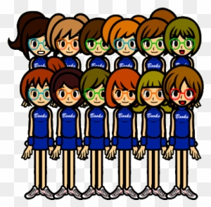 Normal Cheer Reader 2 - Rhythm Heaven Cheer Readers - Free Transparent ...