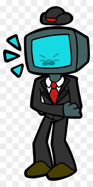 Angry Little Robot Man By Karbonicdraws - Cartoon - Free Transparent ...