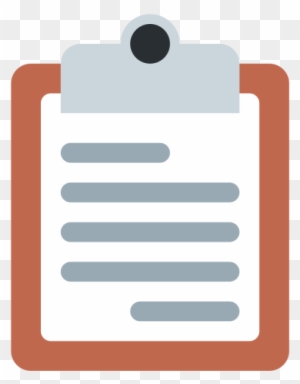 Clipboard, Note, Paper, Document Icon - Emoji 📋 - Free Transparent PNG ...