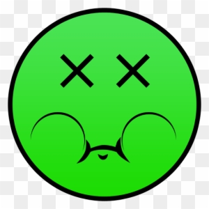 Nauseous Smiley Face Download - Throw Up In Mouth Emoji - Free ...