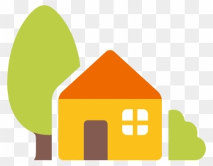 House With Garden Emoji - House Emoji - Free Transparent PNG Clipart ...