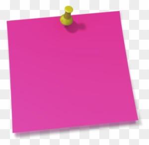Thumbtack Note Clip Art Chadholtz - Post It Notes Pink - Free ...