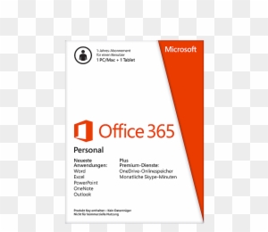 Microsoft Office 365 Personal 1yr Subscription - Box Office 365 1 User ...