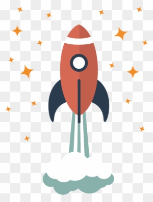 Rocket Flat Design Icon - Flat Rocket Png - Free Transparent PNG ...