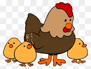 Little Red Hen Clipart Black And White