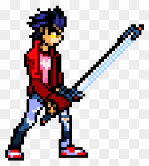 Travis Touchdown - Travis Touchdown Pixel Art - Free Transparent PNG ...