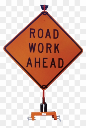 Barrier Buster Clamp - Road Work Signs - Free Transparent PNG Clipart ...