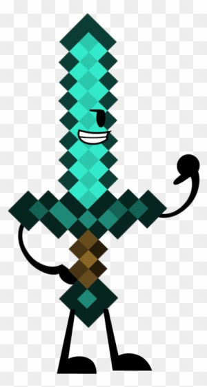 Minecraft Clipart Diamon - Minecraft Red Diamond Sword - Free ...