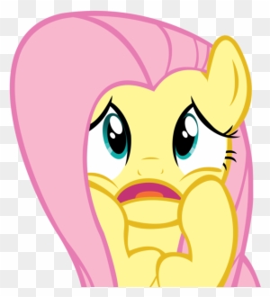 Vector Very Scared Fluttershy By Barrfind - Fluttershy Scared - Free ...