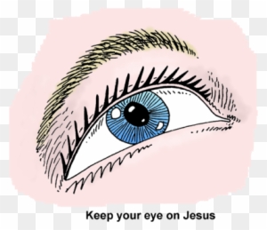 Eye On Jesus - Drawing - Free Transparent PNG Clipart Images Download