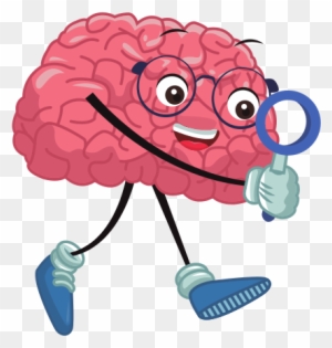 Cute Brain Searching Something - Illustration - Free Transparent PNG ...