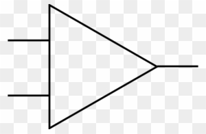 Free Vector Opamp Symbol Clip Art - Op Amp Symbol Png - Free ...