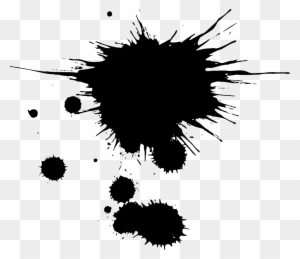 Black Paint Splatter Clip Art, Transparent PNG Clipart Images Free ...