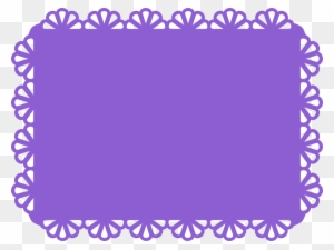 Scalloped Rectangle Frame Clipart - Scalloped Edge Rectangle Template ...
