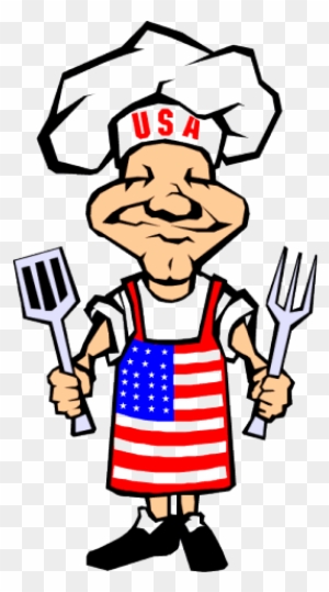 Bbq Chef - 4th Of July Bbq Clip Art - Free Transparent PNG Clipart ...