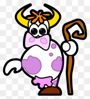 Confused Cow - Confused Cow Animated - Free Transparent PNG Clipart ...
