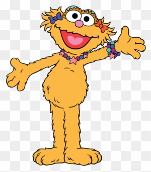 Zoe From Sesame Street Cartoon