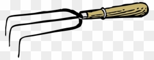 Gardening Fork Clip Art Free Vector 4vector - Hand Fork Clip Art - Free ...