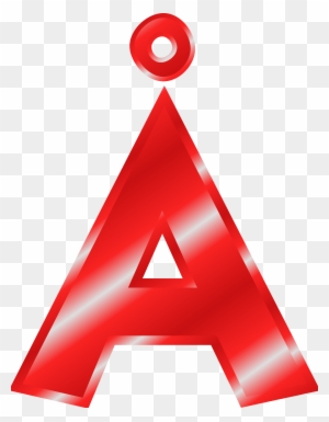 Letter A Clipart - Letter A In Red - Full Size PNG Clipart Images Download