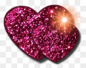 Heart Glitter Clip Art - Pink Glitter Heart Png - Free Transparent PNG ...