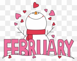 February Clip Art - Welcome February - Free Transparent PNG Clipart ...