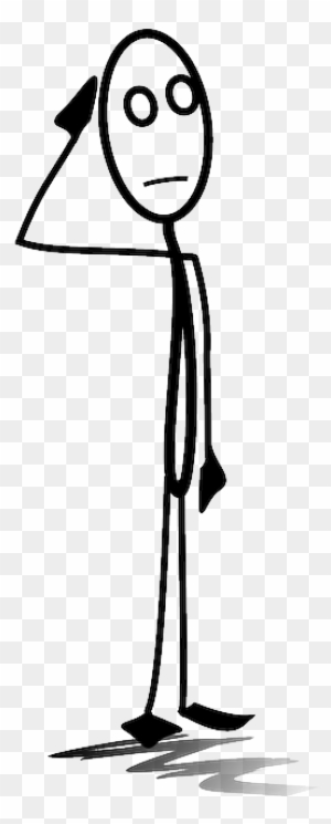 Man-151816 - Confused Stick Figure Png - Free Transparent PNG Clipart ...