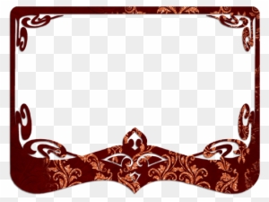 Frame Red Decorative Border Flourish Scrap - Urdu Poetry Of Mir Taqi ...