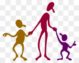 Clip Art Image Of Parent With Children - Promoting Anti Discriminatory ...