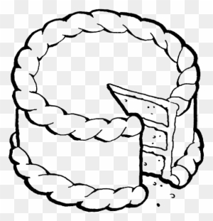 The Cake Slice Coloring Pages - Cake Coloring Pages - Free Transparent ...