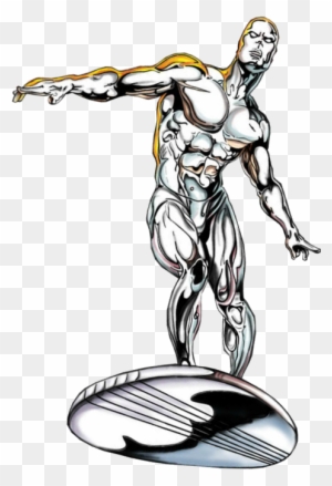 Silver Surfer - Super Hero Squad Silver Surfer - Free Transparent PNG ...