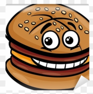 Cheeseburger Cartoon - Free Transparent PNG Clipart Images Download