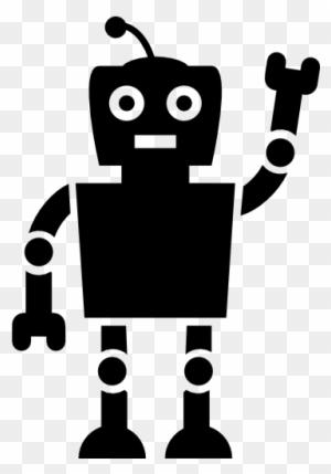 Robot With Two Arms Up Free Icon - Robot With Arms Up - Free ...