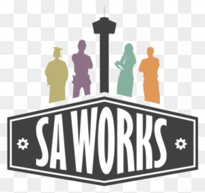 Sa Works Logo - Sa Works San Antonio - Free Transparent PNG Clipart ...