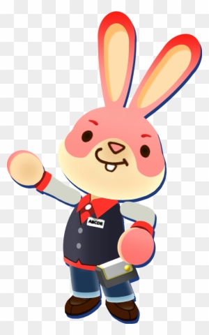 Sales Bunny Character - Nintendo Badge Arcade Bunny - Free Transparent ...