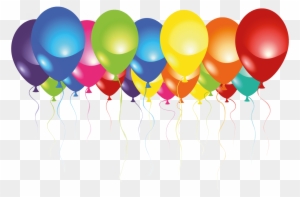 Birthday Cake Gift Balloon Clip Art - Happy Birthday Balloons Logo ...