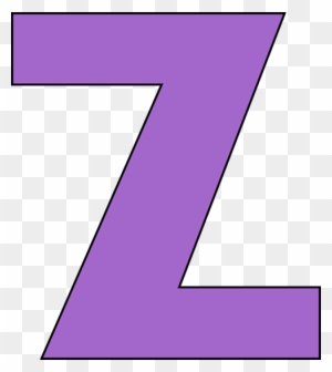 Purple Letter Z
