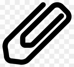 Shaped Paper Clip Comments - Png Appendix Icon White - Free Transparent ...